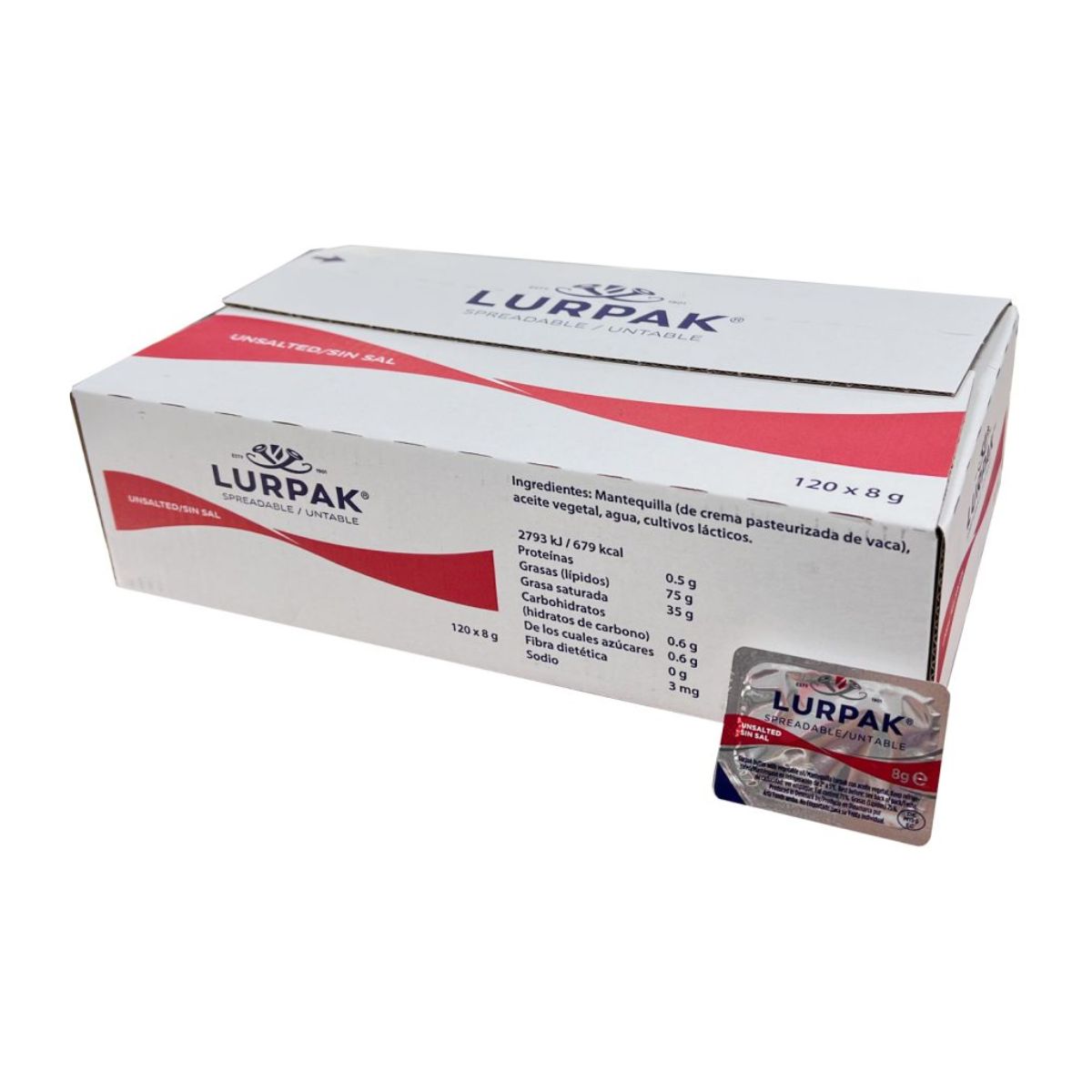 Lurpak Unsalted Butter Portions 720pc | Dubai UAE — Addtocart.ae