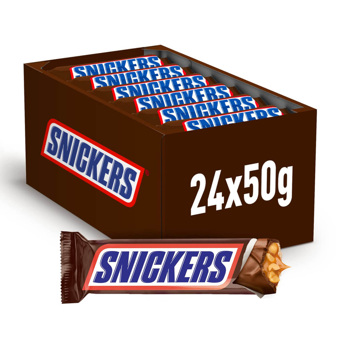 Snickers Chocolate Bars - 24 X 50G — Addtocart.ae
