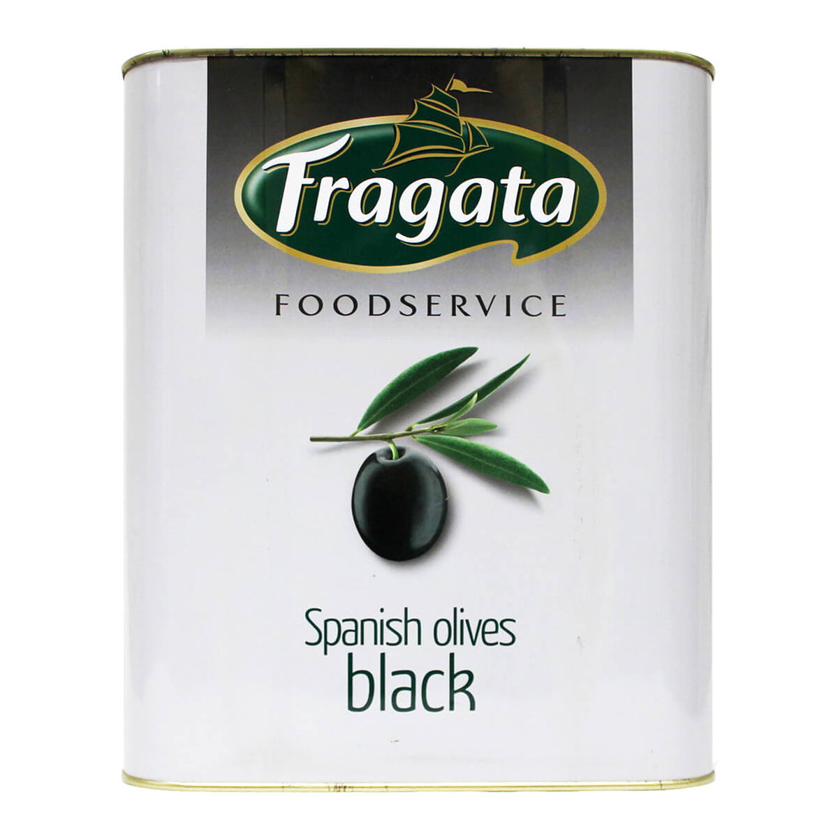 Fragata Pitted Black Olives, Spain - 7.8KG — Addtocart.ae